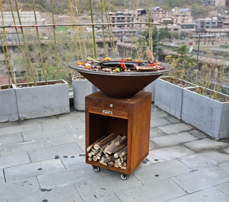 2026 Hot Sale Corten BBQ Grills Manufacturer
