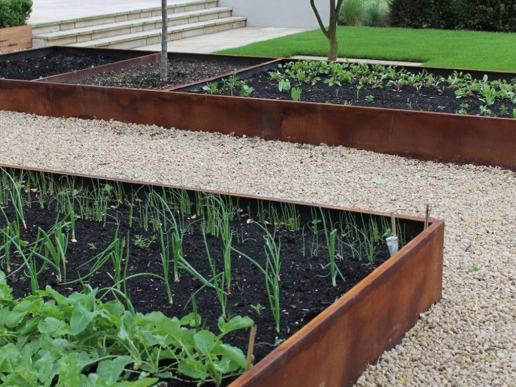 How long does corten steel edging last?