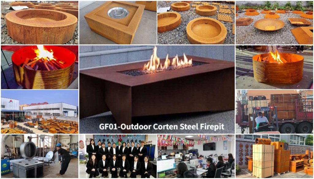 Corten Steel Fire Pit Factory