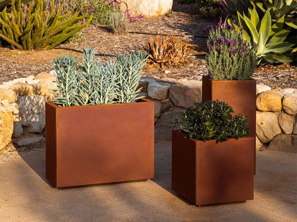 Transform Your Garden with AHL's Customizable Corten Steel Plant Pots