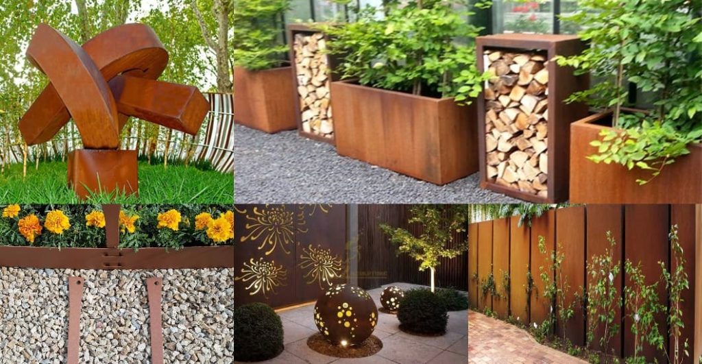 Why Corten Steel Products Becomes So Popular in Garden Decoration?