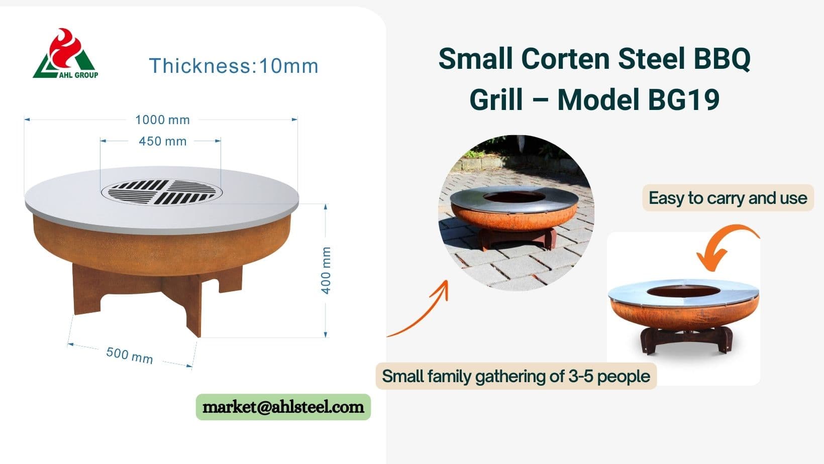 Which Corten Steel BBQ Grill is Right for Your Outdoor Party?